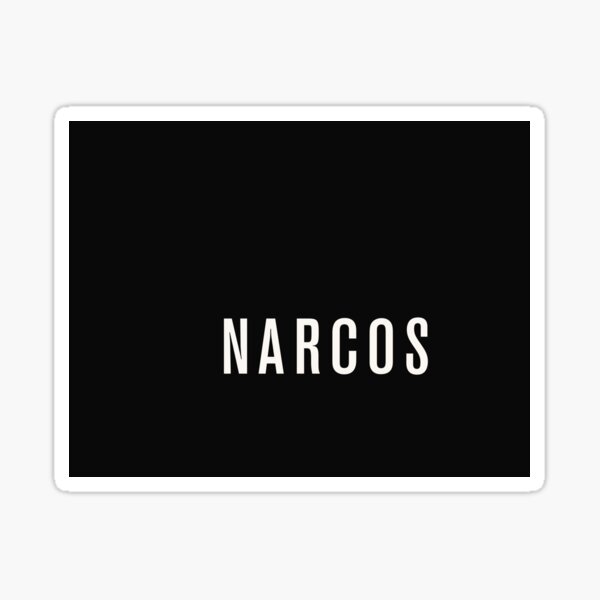 "Narcos Logo" Sticker for Sale by akiwi | Redbubble