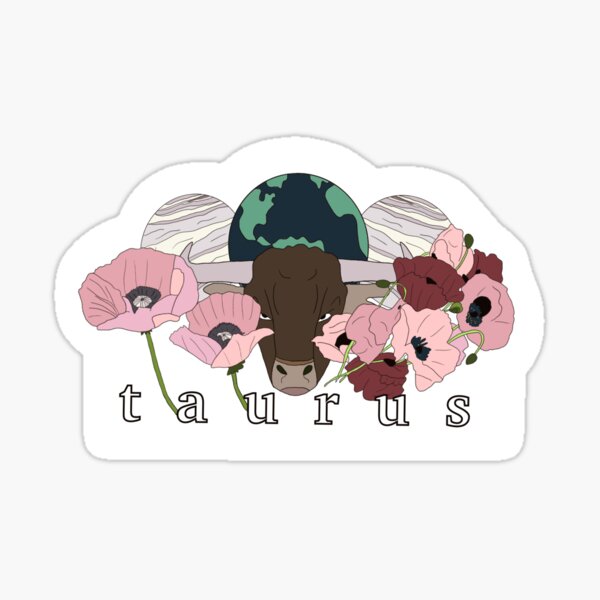 "Taurus Zodiac Sign" Sticker for Sale by sgg913 | Redbubble