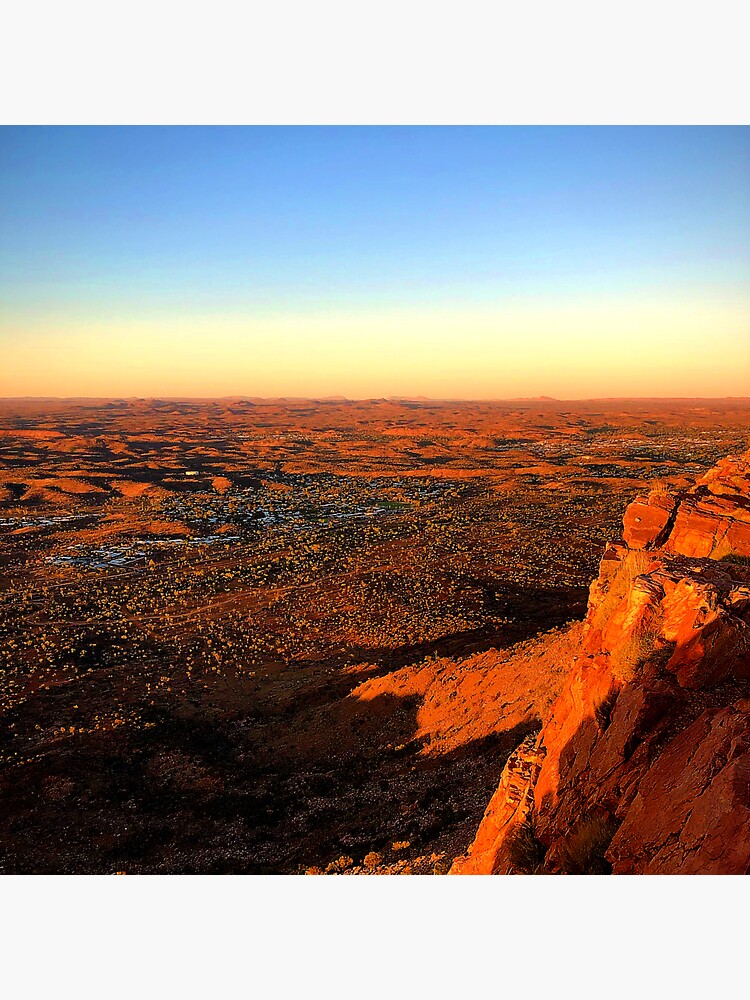 "Outback Desert Mountain" Sticker by GhostGumDesigns | Redbubble