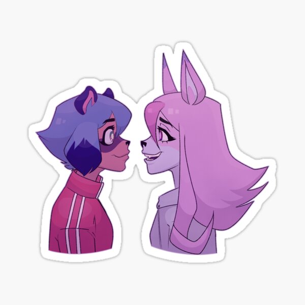 "Michiru and Nazuna BNA" Sticker by mayrrow | Redbubble