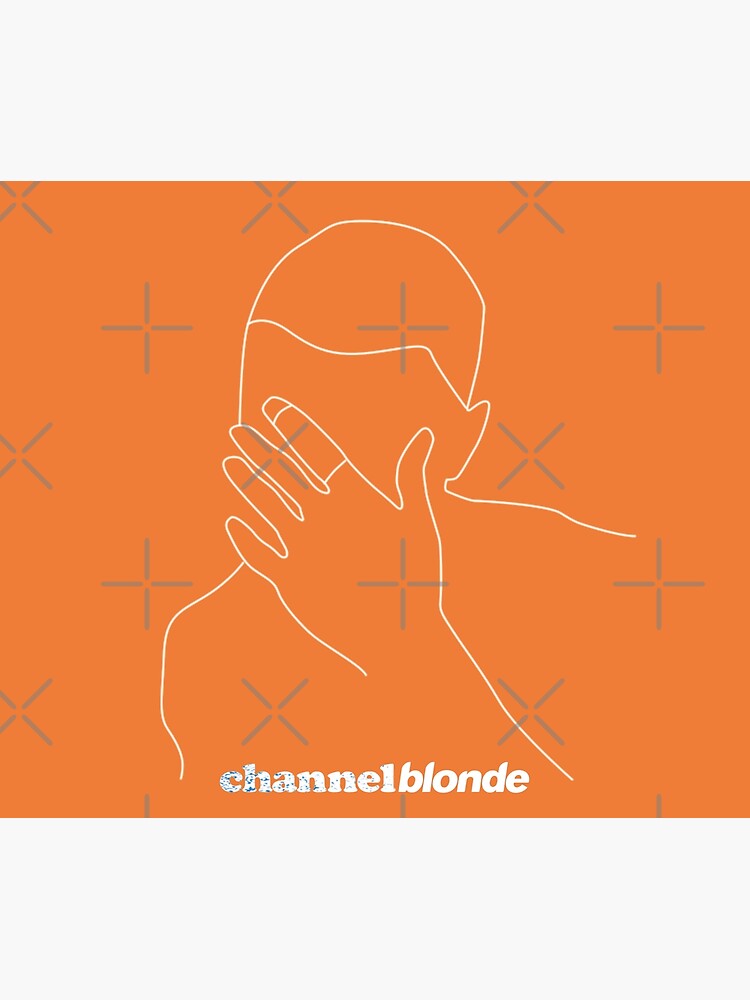 "Channel Blond Frank Ocean Album Outline" Art Print for Sale by LLCRG ...