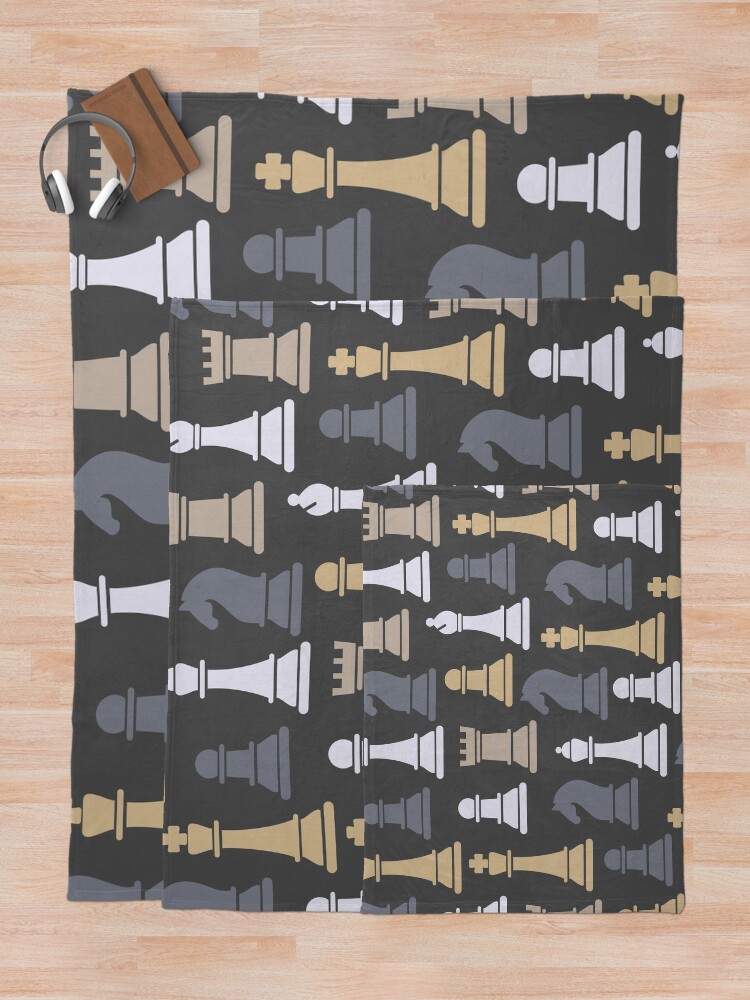 "Chess pieces" Throw Blanket for Sale by mischellero | Redbubble