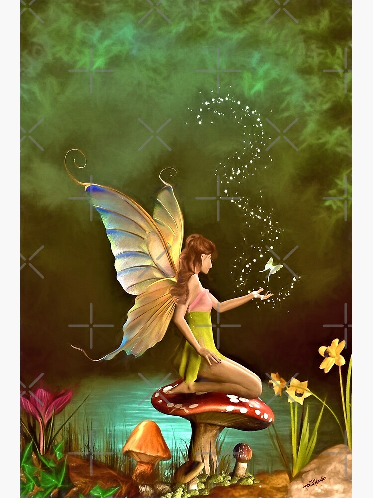 "Fairy" Poster for Sale by Ana CB Studio | Redbubble