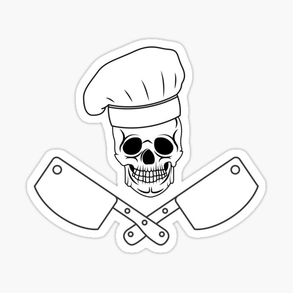 "Chef's Humor - Cook Or Die" Sticker for Sale by TheveryGudMemes ...