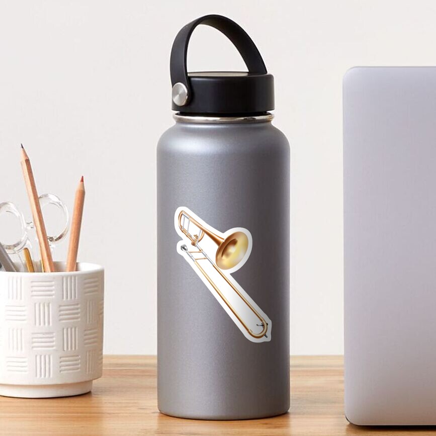 "The Trombone" Sticker for Sale by Smaragdas | Redbubble