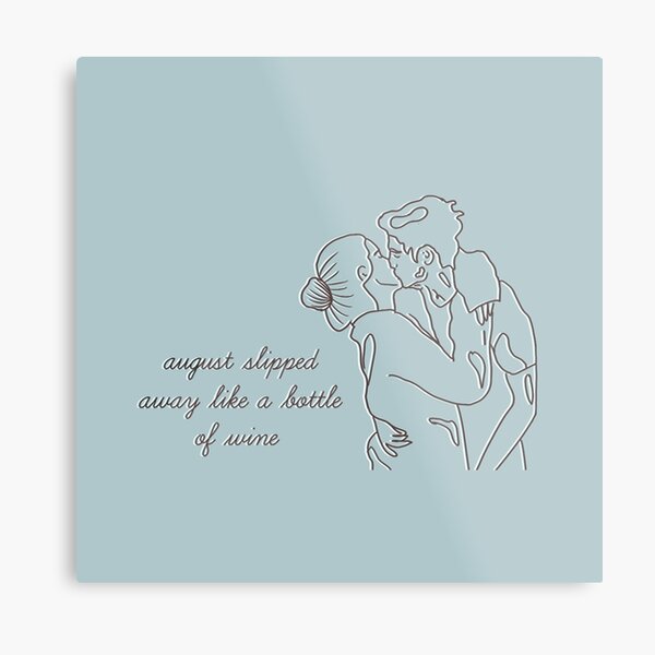 "Taylor Swift August Line Art" Metal Print for Sale by alexandra755 ...