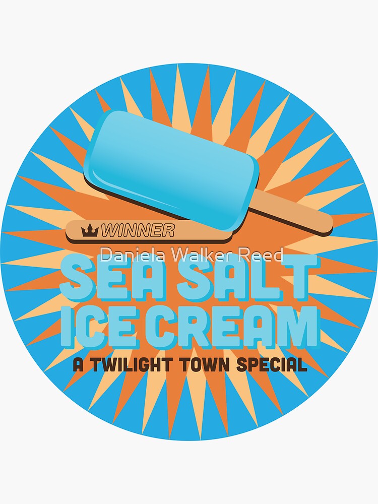 "Sea Salt Ice Cream" Sticker by DanielaWalker | Redbubble
