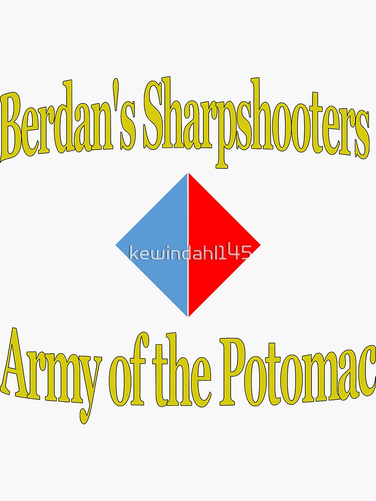 "Berdan's Sharpshooters" Sticker for Sale by kewindahl145 | Redbubble