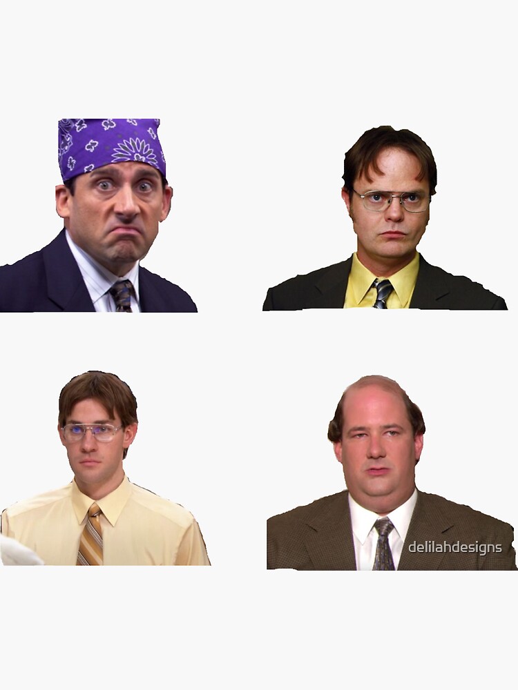 "The Office sticker pack" Sticker for Sale by delilahdesigns | Redbubble