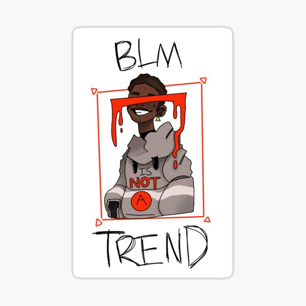 "BLM" Sticker by fefliik | Redbubble