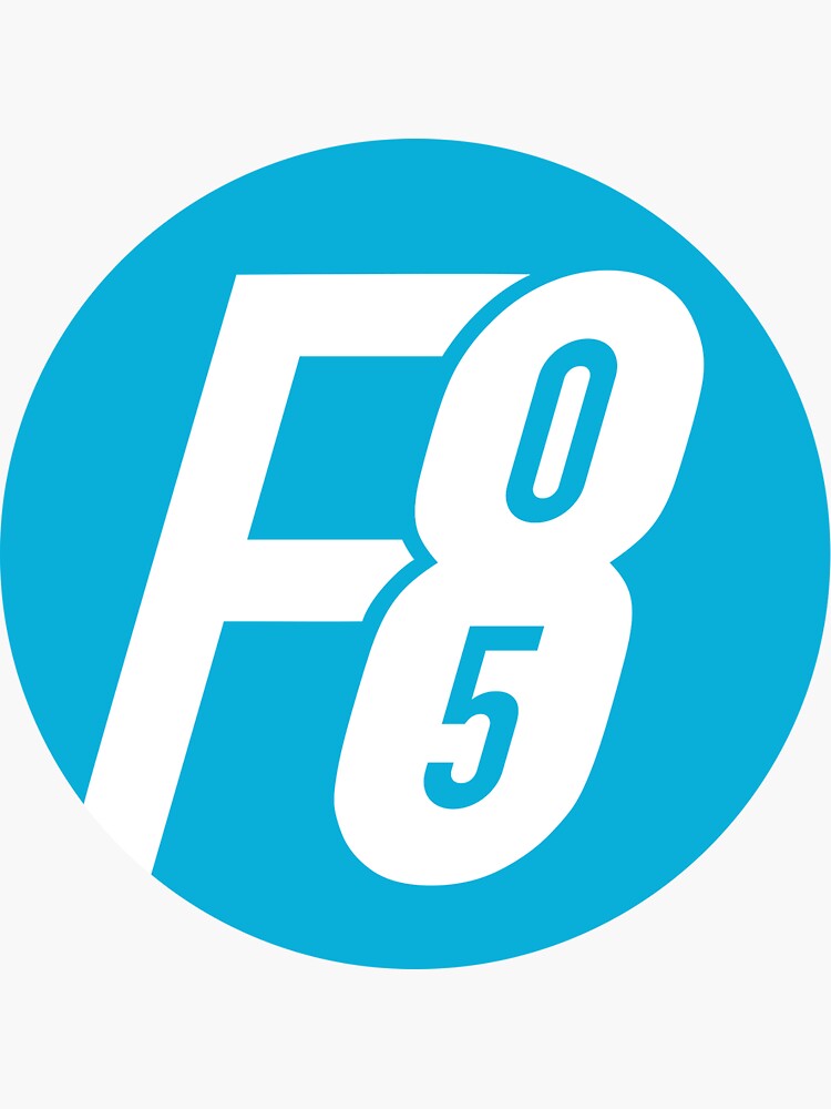 "F805 Logo" Sticker for Sale by Factory805 | Redbubble