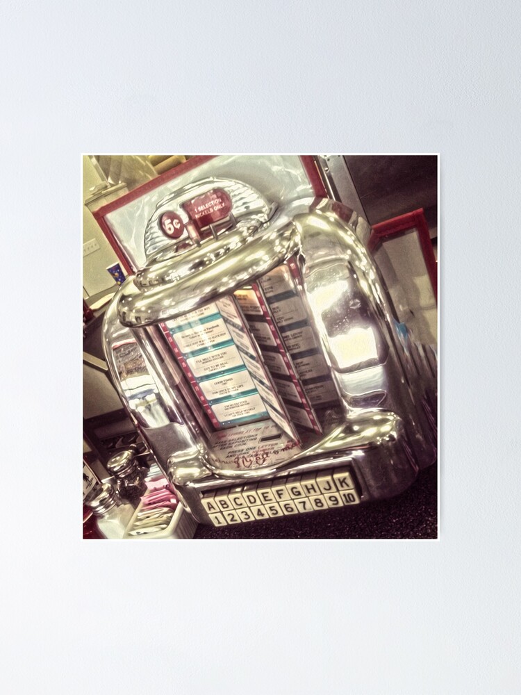 "Vintage Diner Jukebox" Poster for Sale by GregorDyer | Redbubble