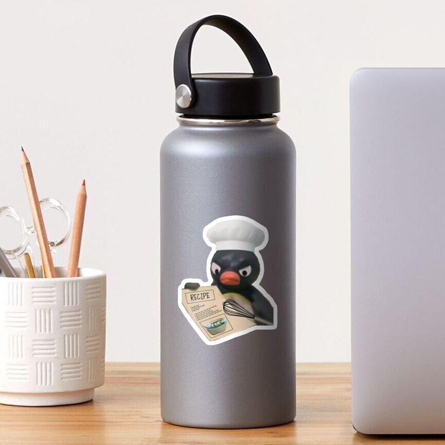 "Chef Pingu" Sticker for Sale by Chrisafina | Redbubble