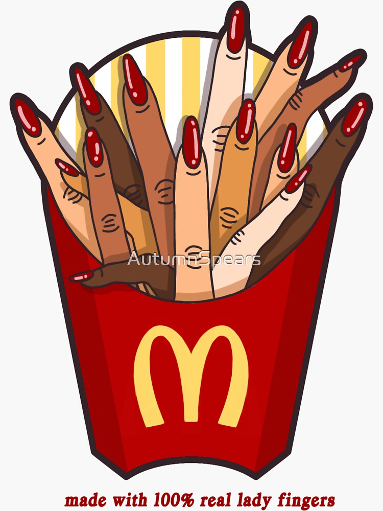 "Lady Fingers" Sticker by AutumnSpears | Redbubble
