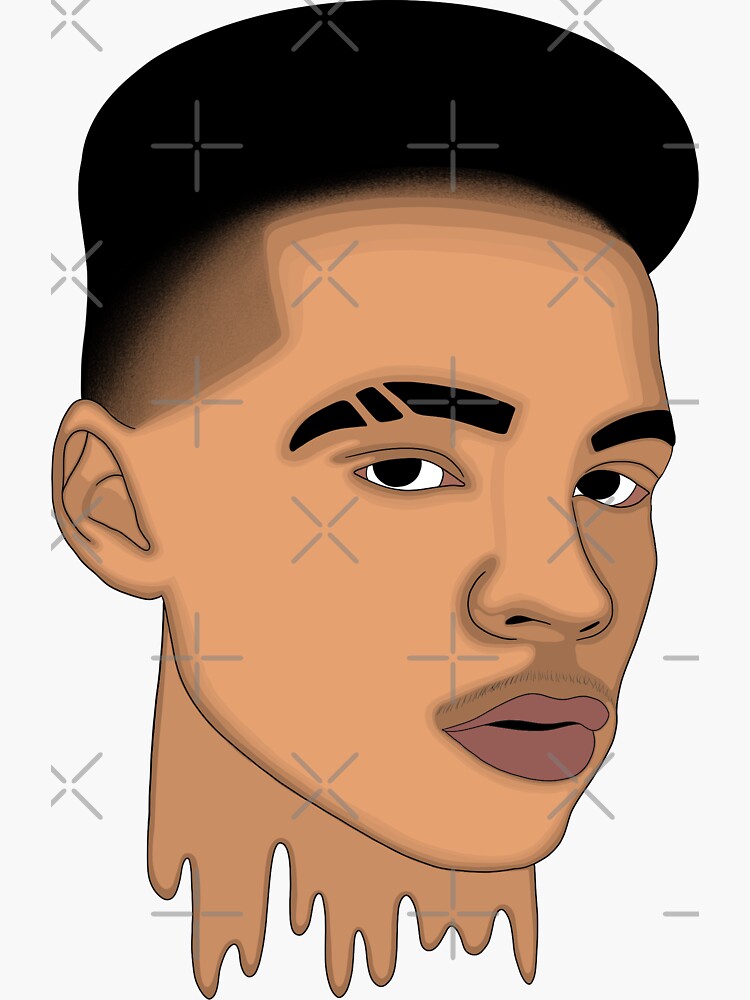 "Lil Mosey Line Art" Sticker for Sale by rachelhunter | Redbubble