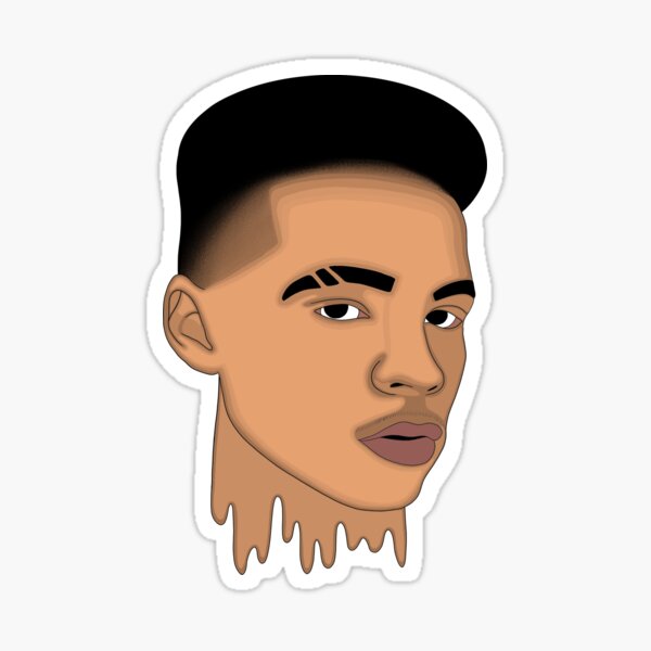 "Lil Mosey Line Art" Sticker for Sale by rachelhunter | Redbubble
