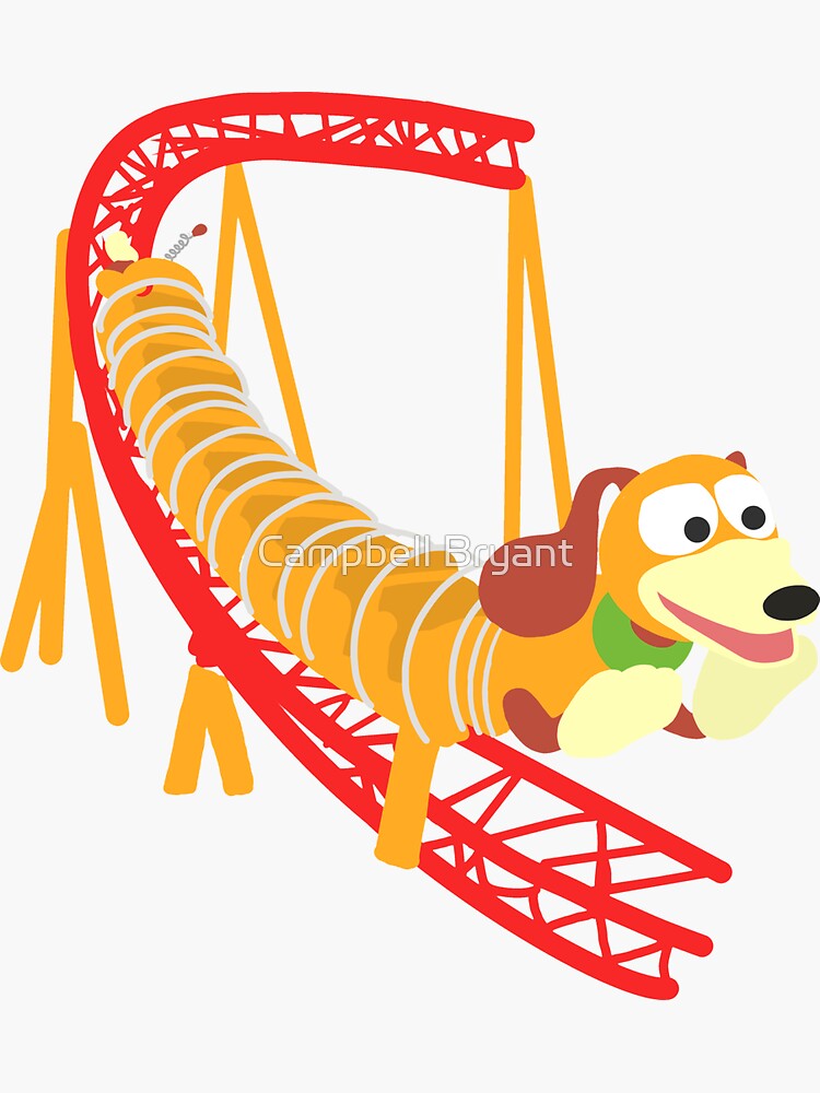 "Slinky dog dash" Sticker for Sale by CamGrace | Redbubble