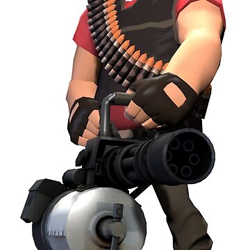 "Angry Heavy from Team Fortress 2" Sticker for Sale by ZetaChum | Redbubble