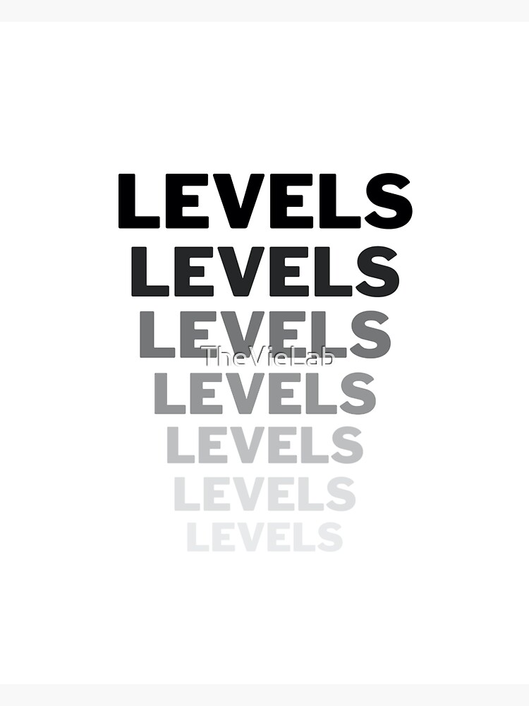 "Levels Upon Levels" Sticker by TheVieLab | Redbubble