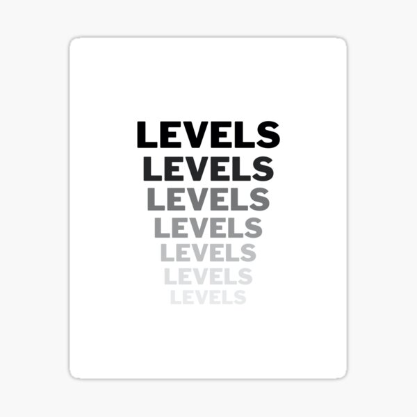 "Levels Upon Levels" Sticker by TheVieLab | Redbubble