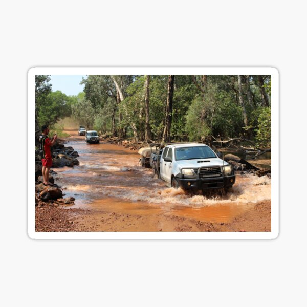 "Arnhem land river crossing" Sticker for Sale by KJHone | Redbubble