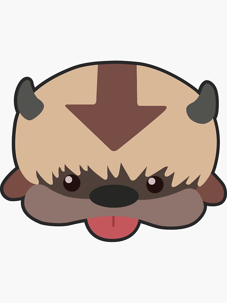 "Appa - Cartoon" Sticker for Sale by hopperograss | Redbubble