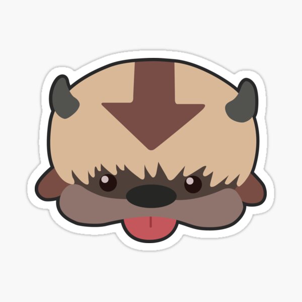 "Appa - Cartoon" Sticker for Sale by hopperograss | Redbubble
