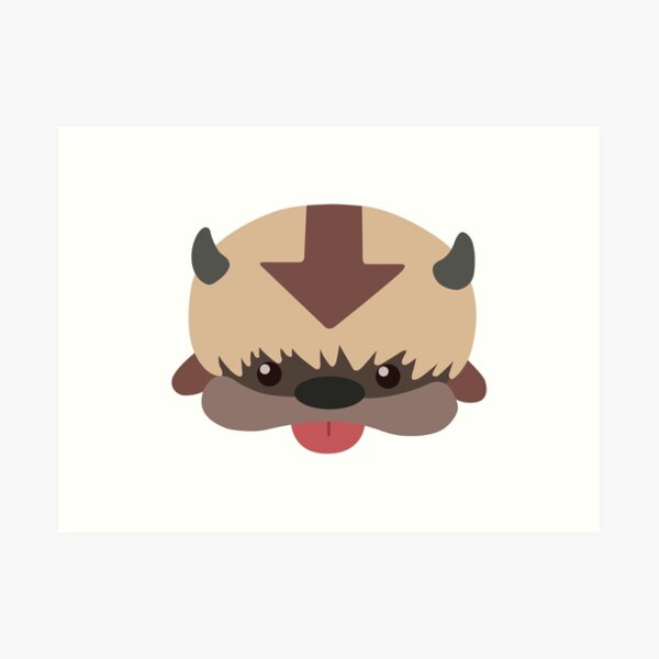 "Appa - Cartoon (no outline)" Art Print for Sale by hopperograss ...