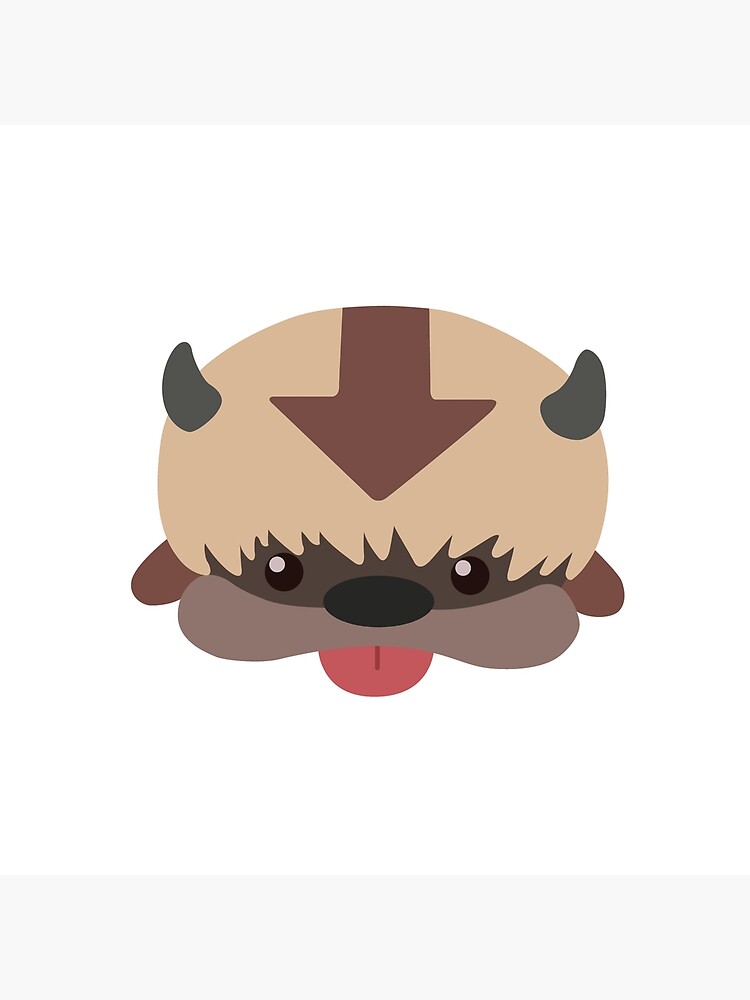 "Appa - Cartoon (no outline)" Throw Pillow for Sale by hopperograss ...