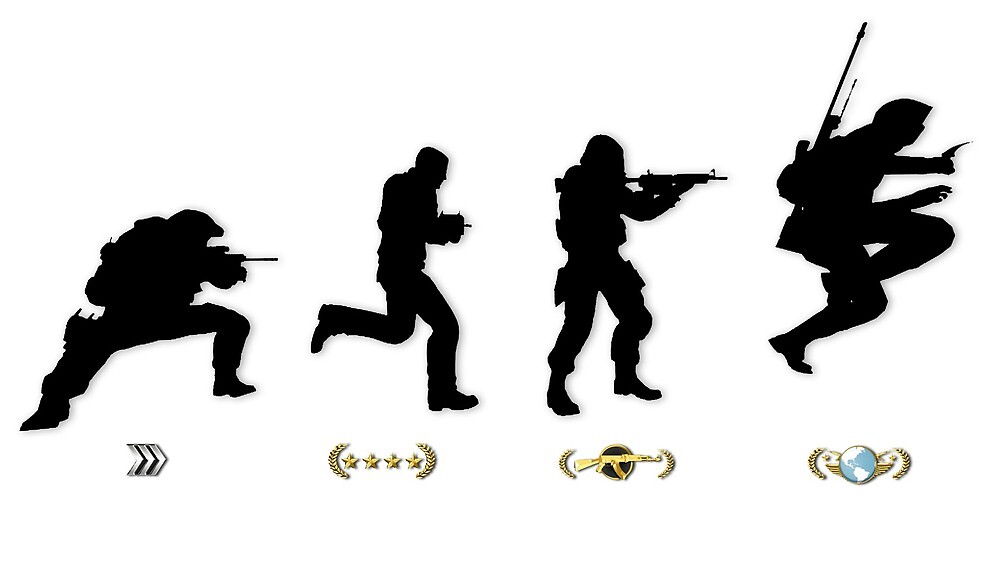 "CS:GO Ranks" by Fich | Redbubble