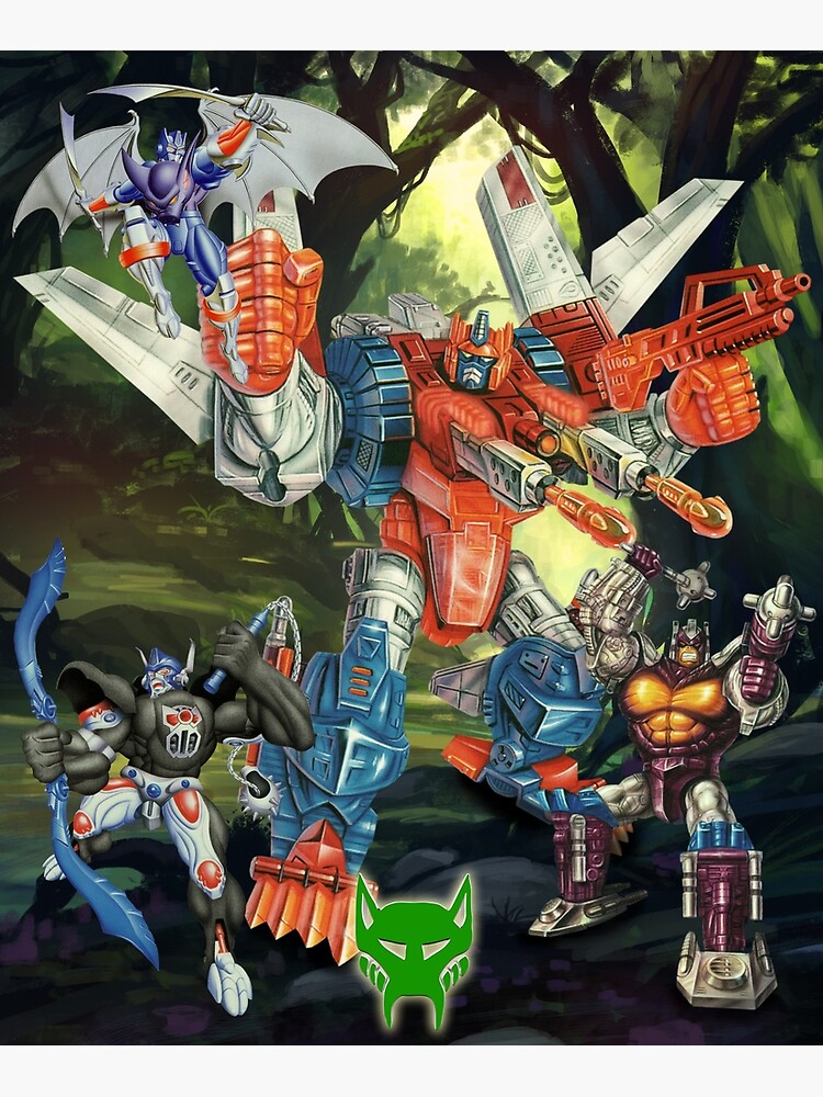 Primal Primes Beast Wars Premium Matte Vertical Poster