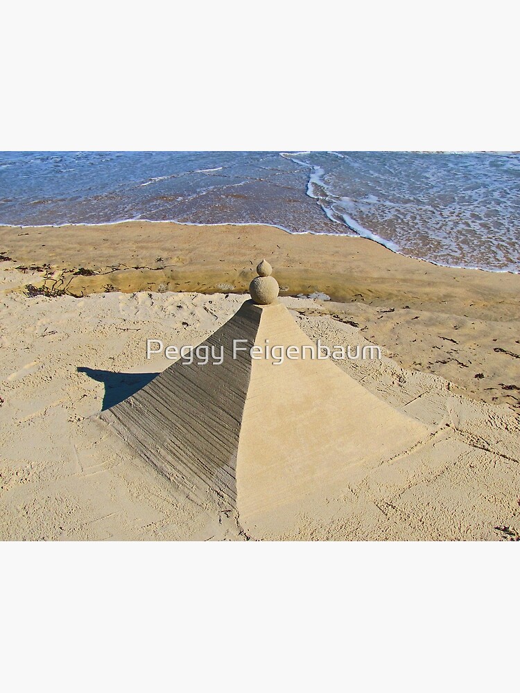 "Sand Pyramid" Art Print by PeggyFeigenbaum | Redbubble