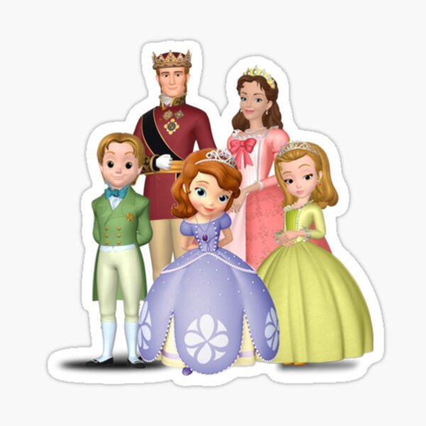 "Sofia The First Family" Sticker for Sale by oliviarose7 | Redbubble