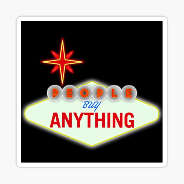 "PBA Las Vegas Sign" Sticker for Sale by PBAshop | Redbubble