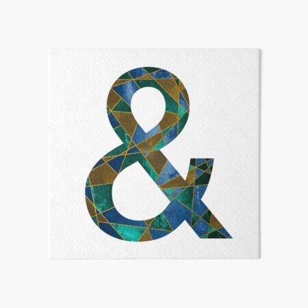 Lámina rígida «Signo de ampersand. Hermoso símbolo de Ampersand ...