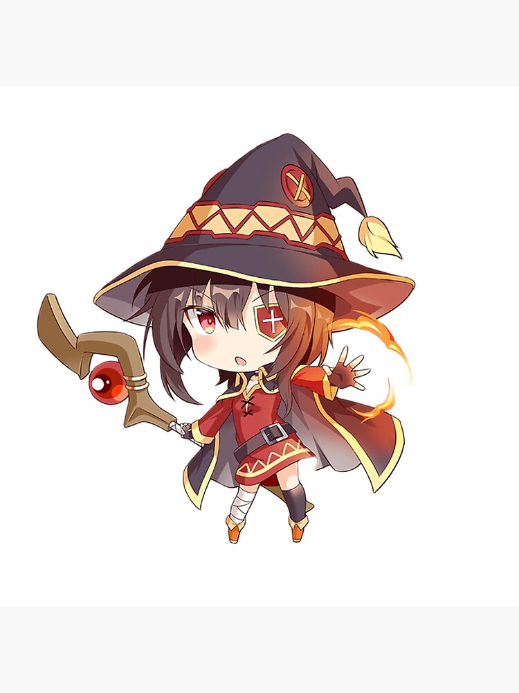 "KonoSuba - Megumin Chibi" Art Print by baconmastery | Redbubble