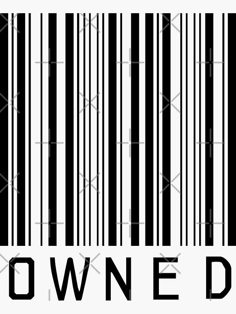 "Owned" Sticker for Sale by BDSM-T-Shirt | Redbubble