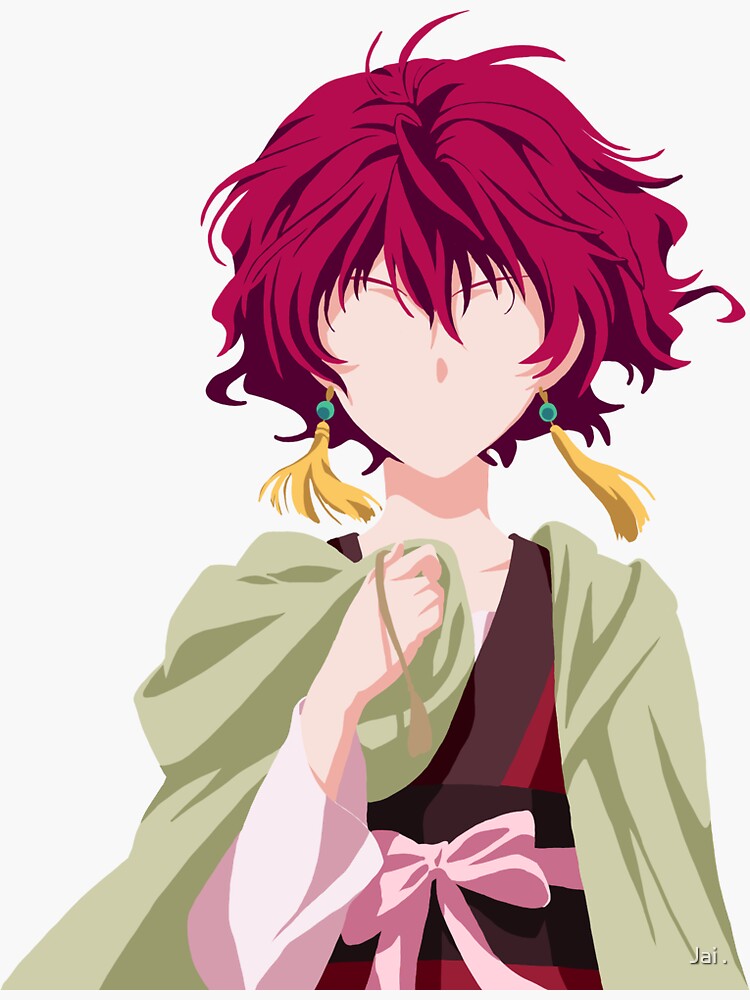 "minimalist yona of the dawn " Sticker for Sale by jpgdesign | Redbubble