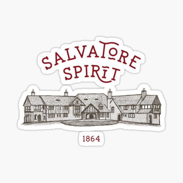 "Salvatore House TVD" Sticker for Sale by SvartInk | Redbubble