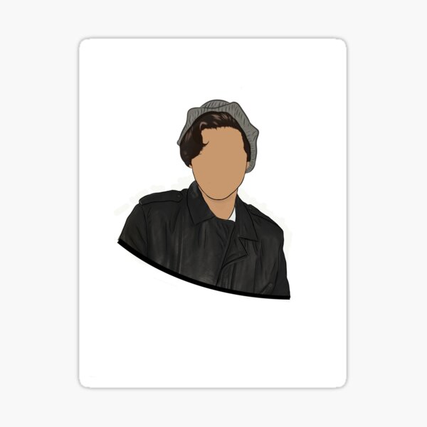 "Jughead Jones Drawing" Sticker for Sale by wilsonscartoon | Redbubble