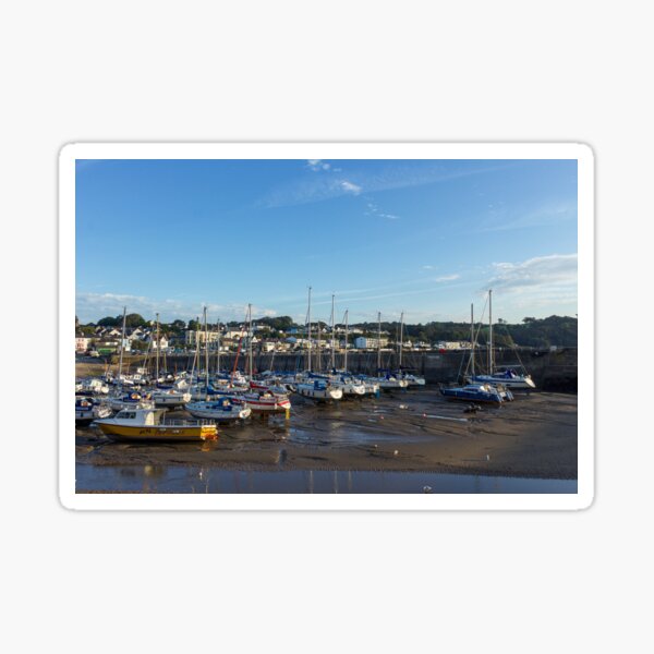 "Fishing boats and yachts in harbour" Sticker for Sale by jennyb111 ...
