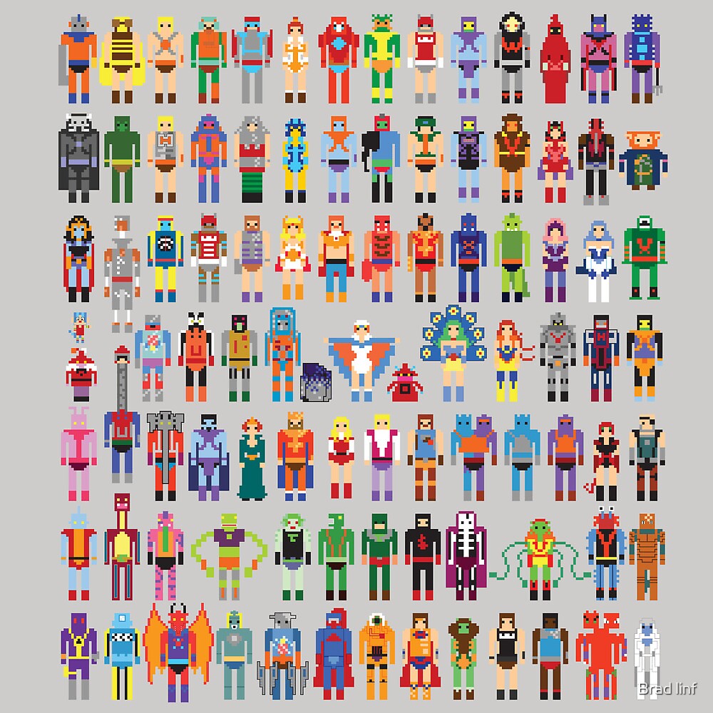 "8-bit Masters expanded set" by Brad linf | Redbubble