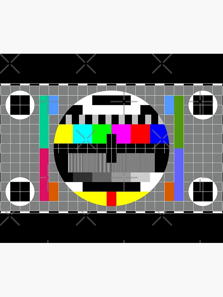 "Monoscope tv sign test card retro" Poster for Sale by GabriellaParadi ...