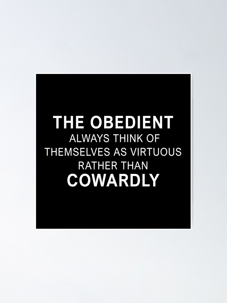 "virtue signaling Obedient Sheep Quote" Poster for Sale by ...