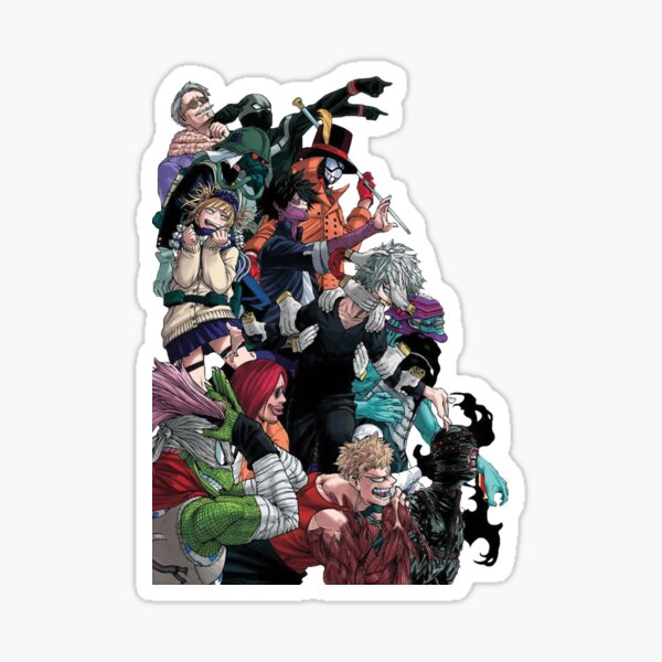 "My Hero Academia League of Villains" Sticker for Sale by ...