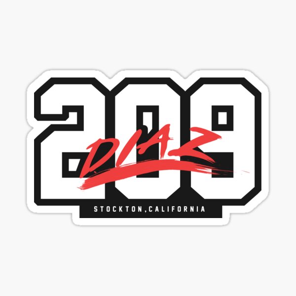 "Diaz Brothers - Stockton, California 209" Sticker for Sale by Dylan ...