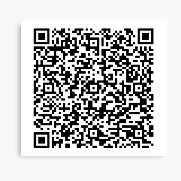 Qr Code Canvas Prints | Redbubble