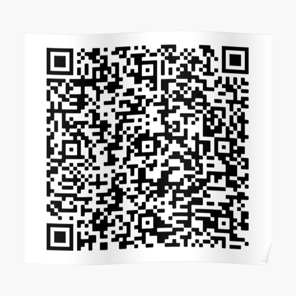 "Funny QR code" Poster by UmarKundi | Redbubble