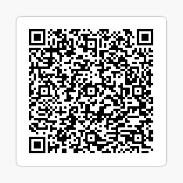 "Funny QR code" Sticker by UmarKundi | Redbubble