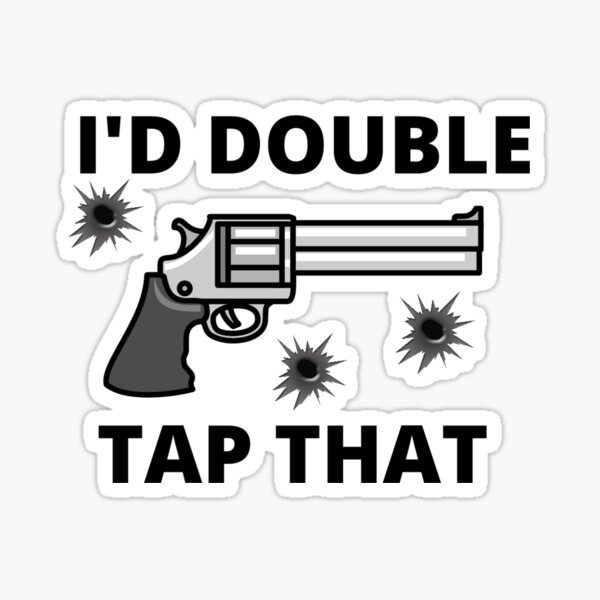 Double Tap Stickers | Redbubble